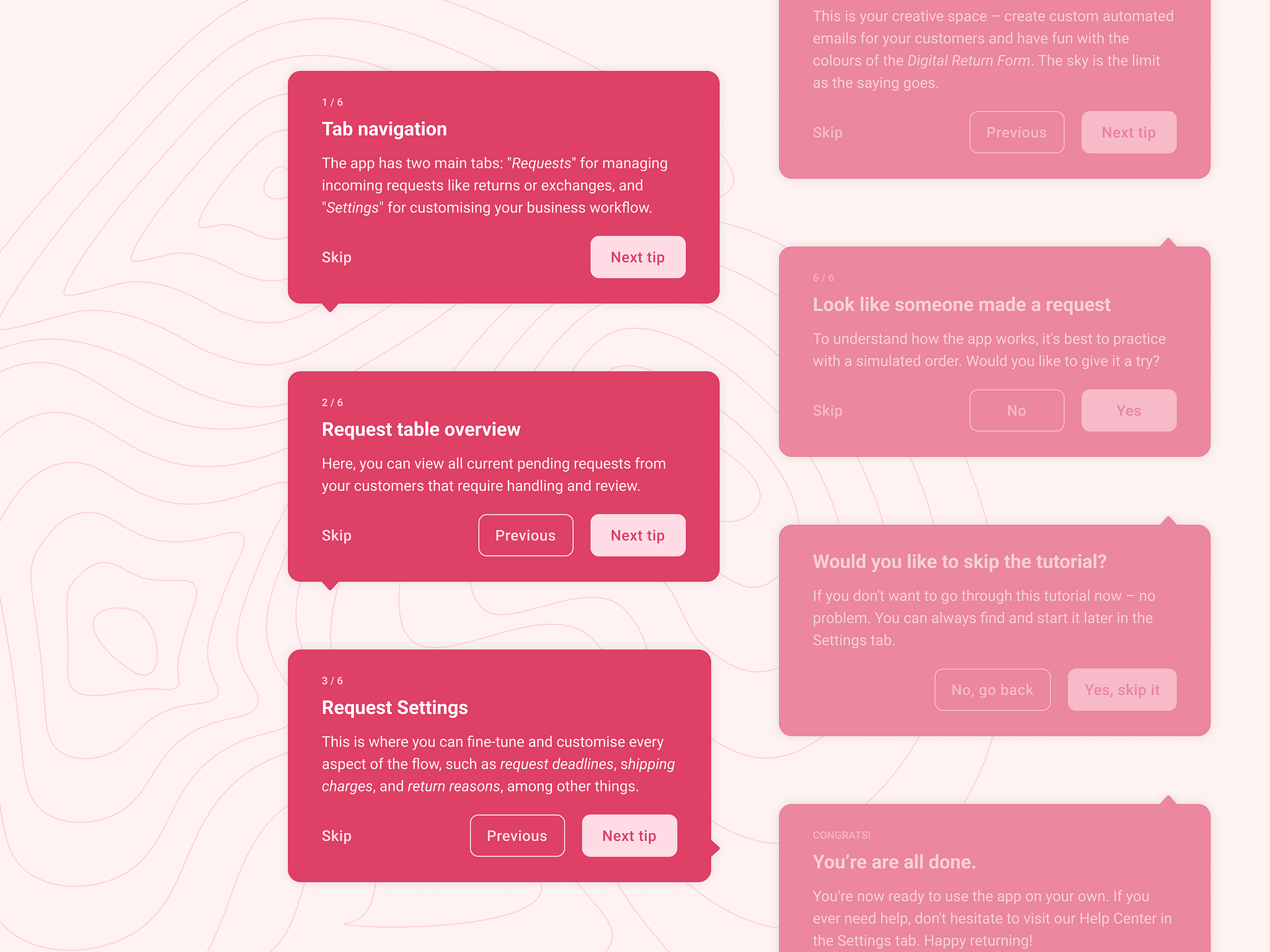 UI elements – tooltips by Niko V. on Dribbble