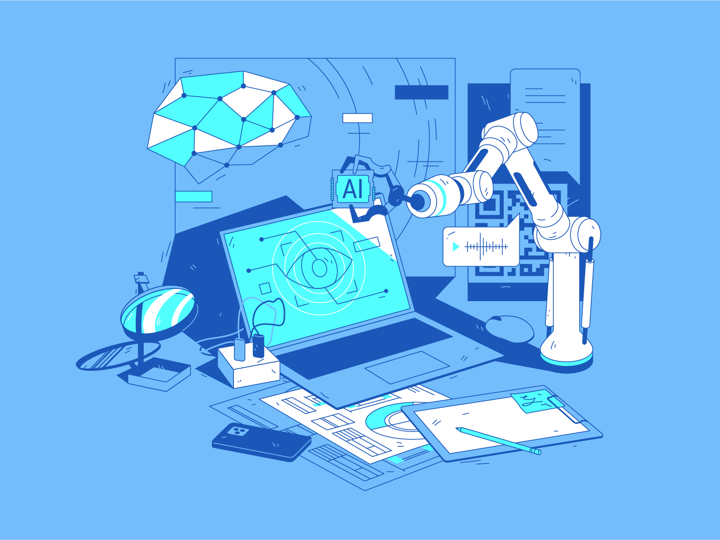 Artificial intelligence by Marina Mogulska on Dribbble
