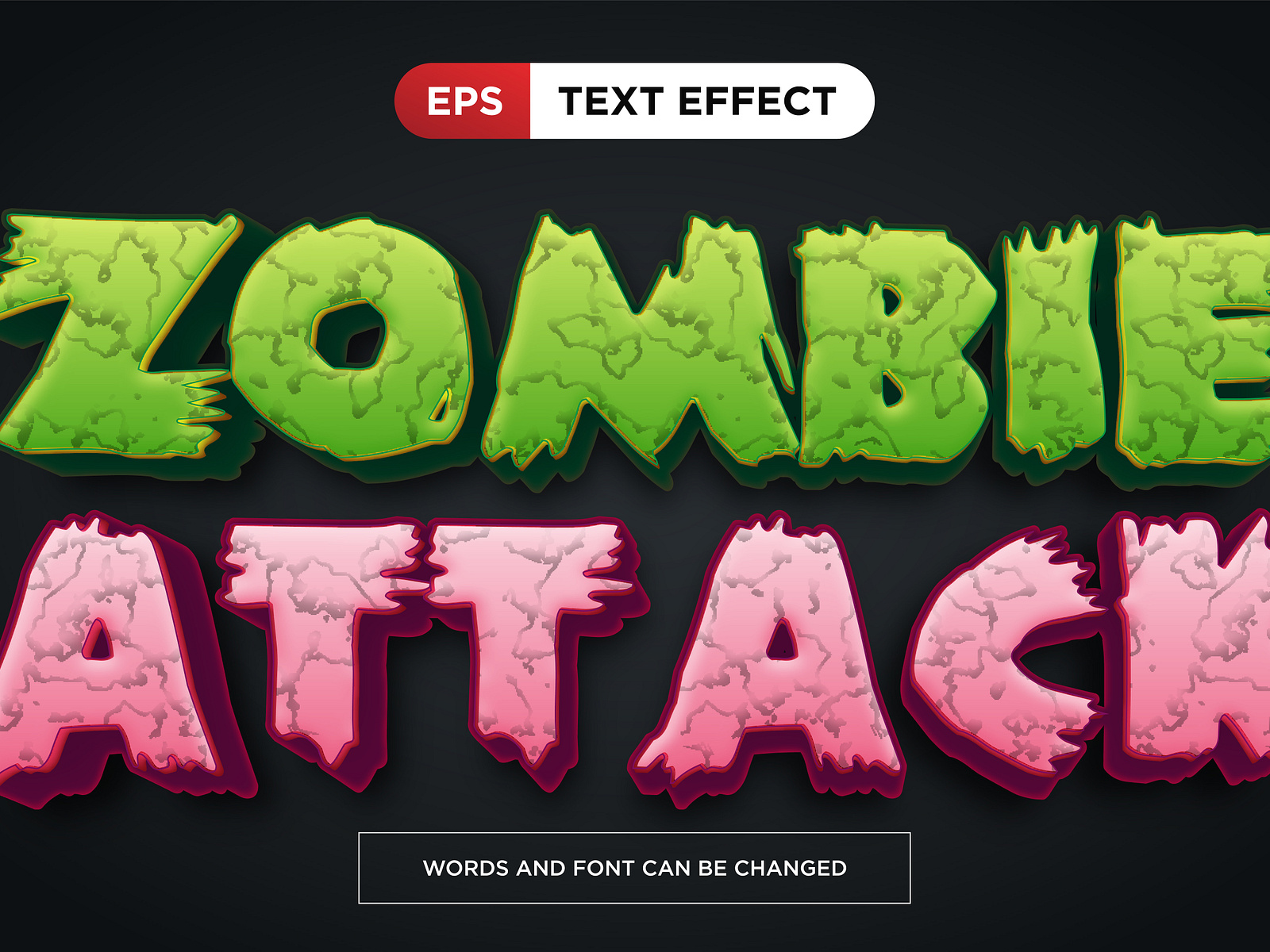 Zombie Attack Text Effect by Muhammad Alvan on Dribbble