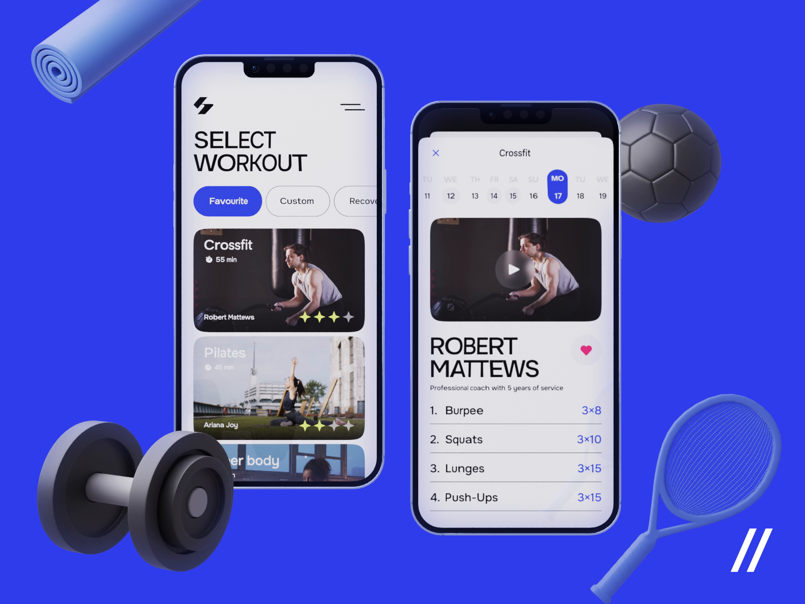 Gym Workout Planner Mobile iOS App by Purrweb UI/UX Agency on Dribbble