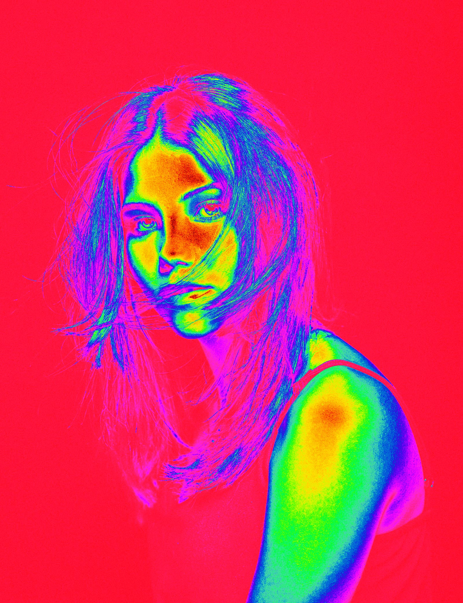 Heatmap Photo Effect by Graphicsfuel on Dribbble