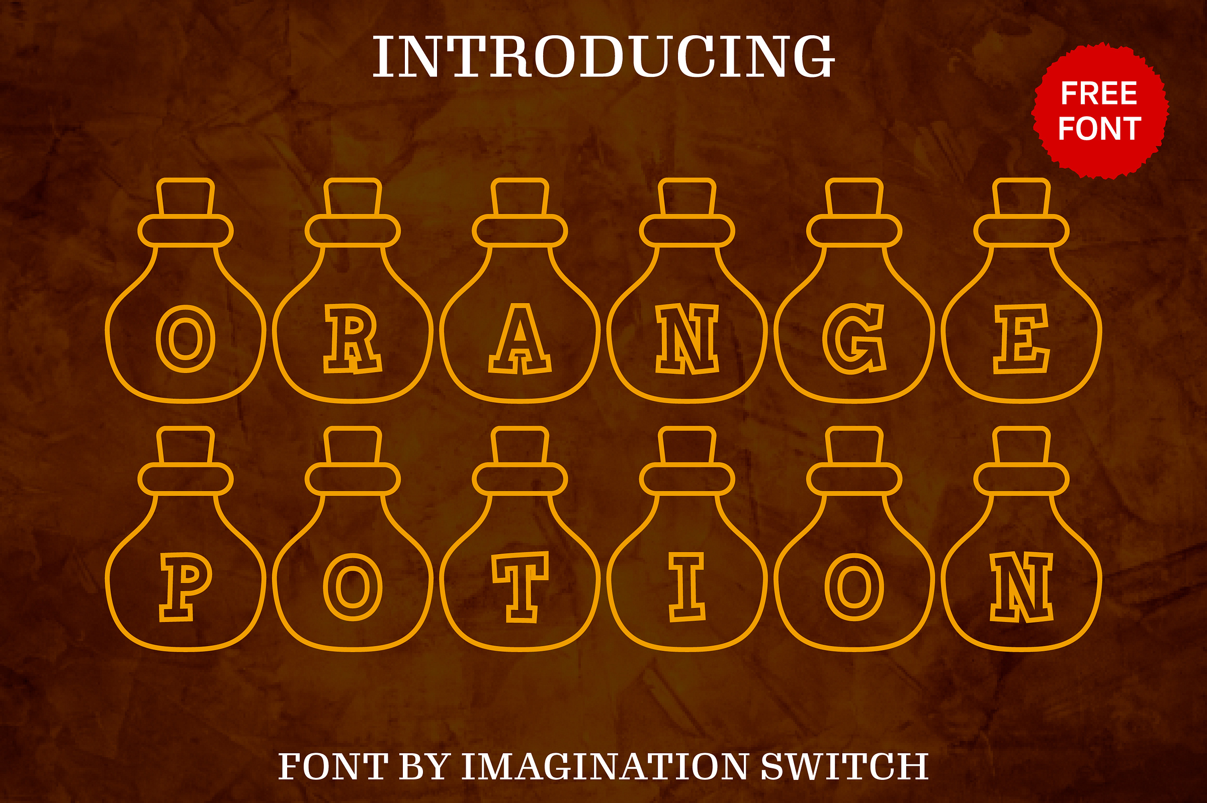 Orange Potion - Free Font by Imagination Switch on Dribbble
