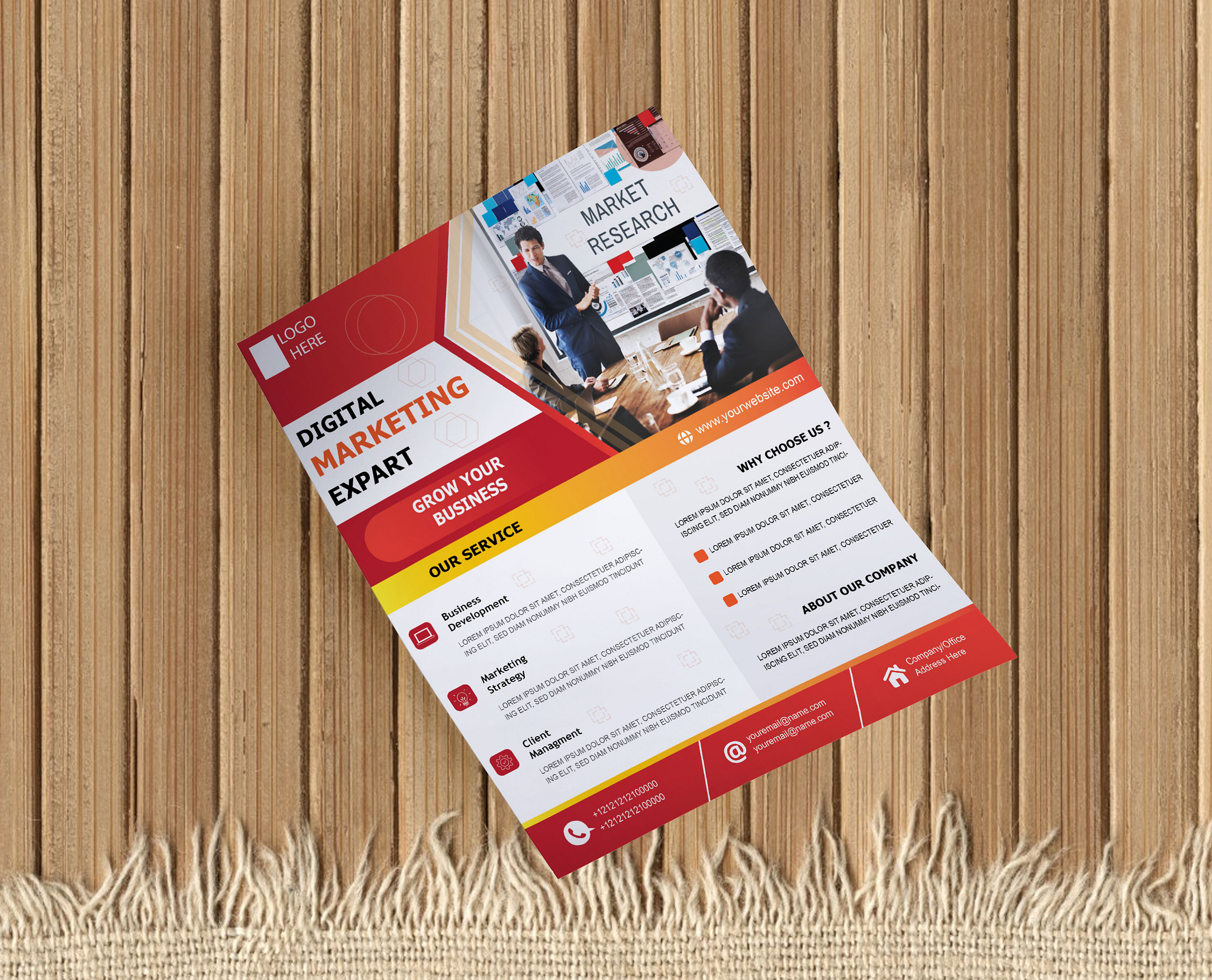 Flayer Design Template. by Bidhan Chakrabarty on Dribbble