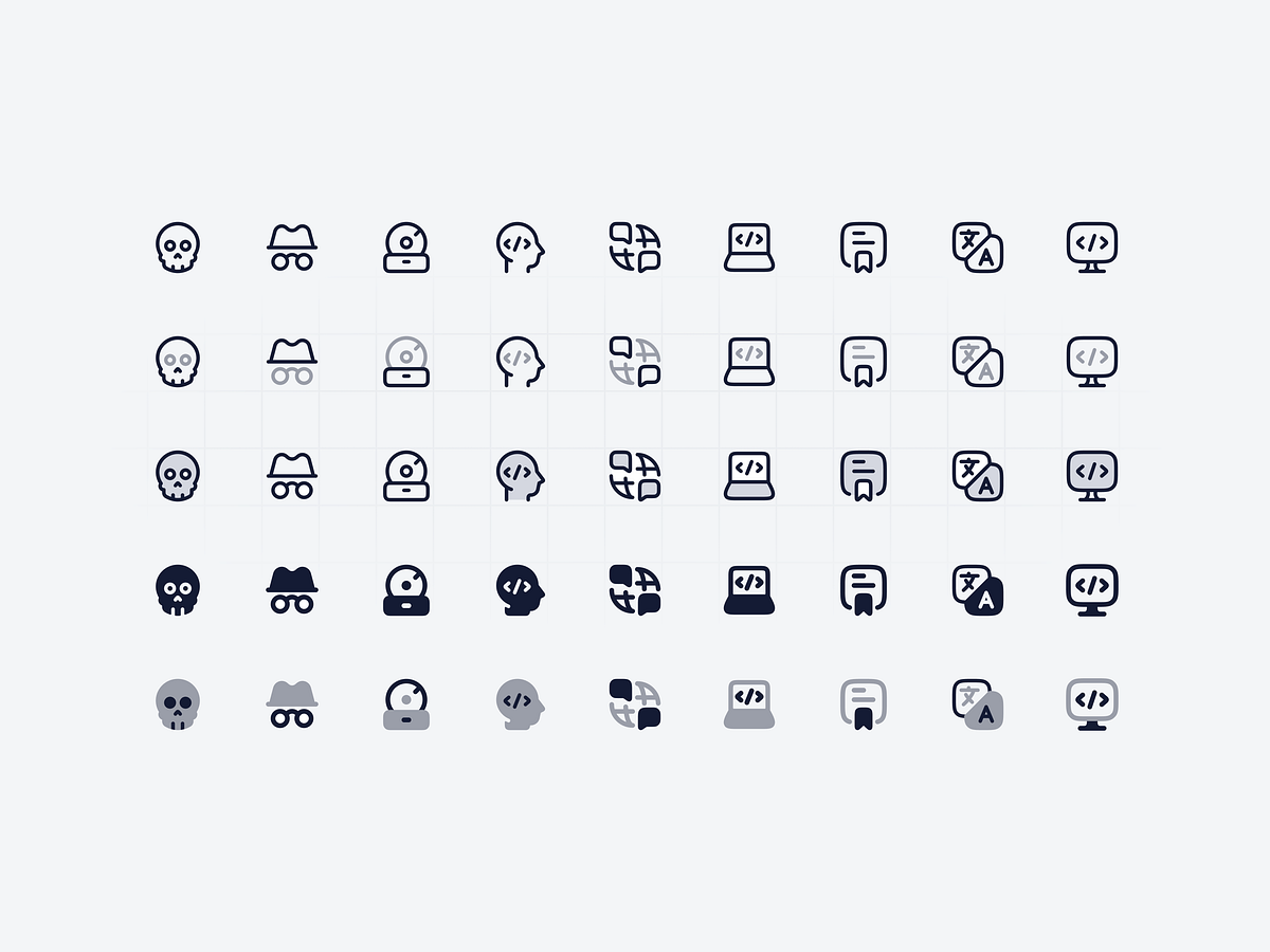 Programming Language Icon Designs Themes Templates And Downloadable
