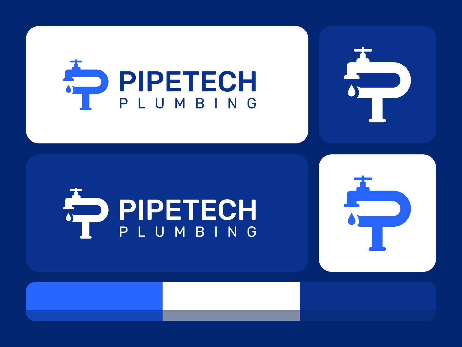 Pipetech Plumbing Logo template by Sofiqur Rahman on Dribbble