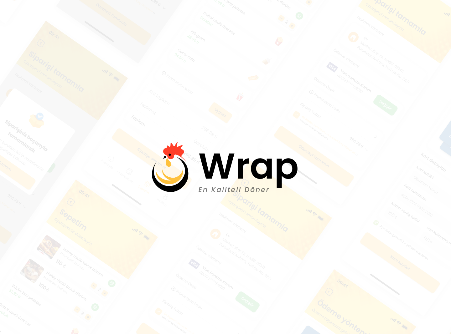 Wrap Food Logo by oguzhan yavuz on Dribbble