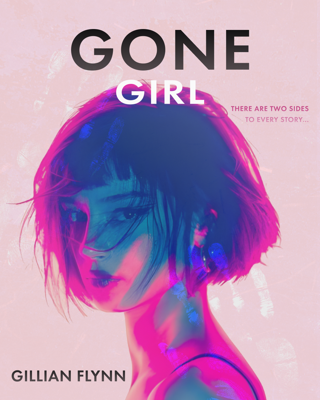 Gone Girl Book Cover: A Punky, Pink Twist by Navneet Kaur on Dribbble