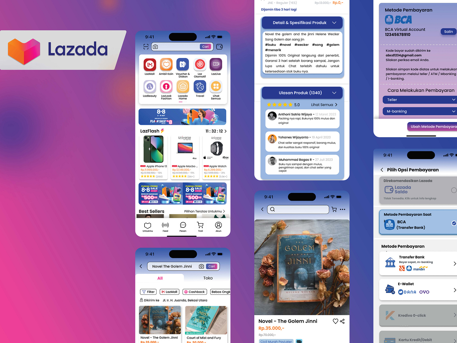 UI and Payment Journey on Lazada App by Ahmad Jordan on Dribbble