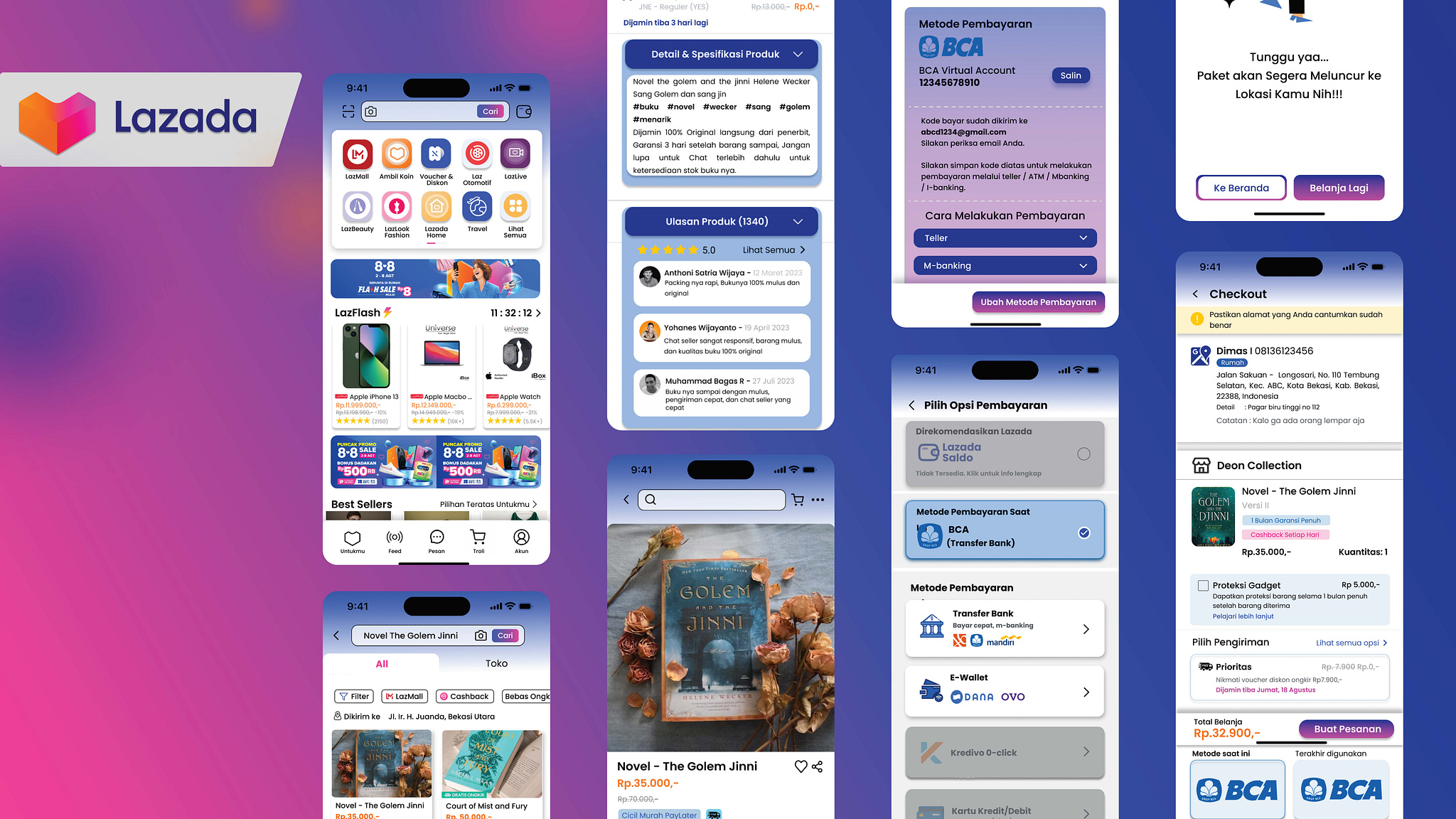 UI and Payment Journey on Lazada App by Ahmad Jordan on Dribbble