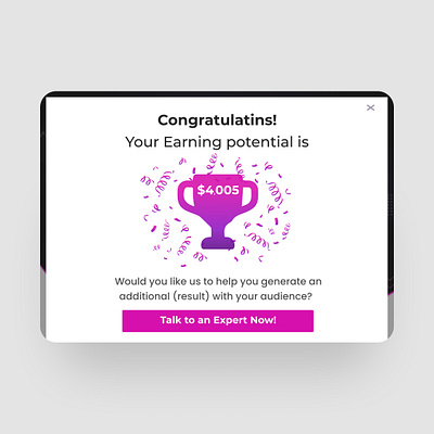 Congratulation page by Zubayer on Dribbble