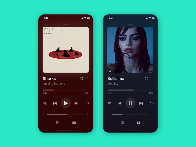 Daily Ui 009 Music Player By Orçun Umut Kumova On Dribbble 