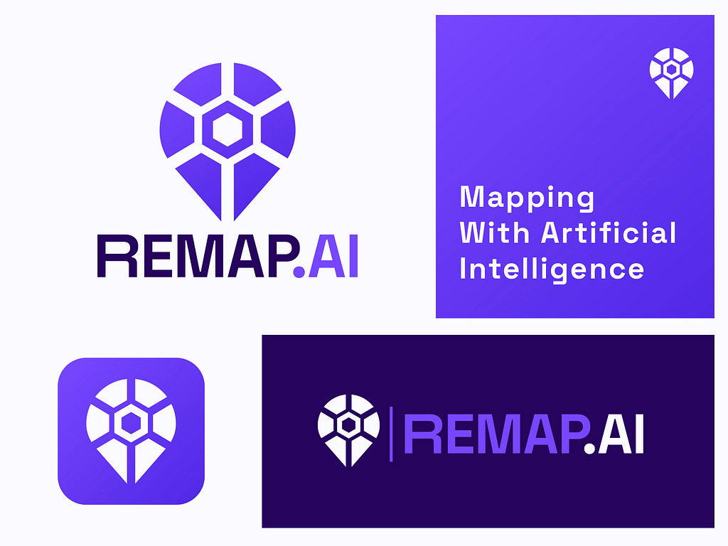 Remap.ai logo design by The Janati on Dribbble