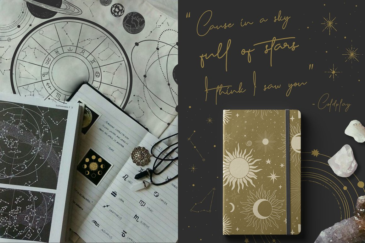 Celestial Soul. Sun Moon Space. by Arifinn on Dribbble