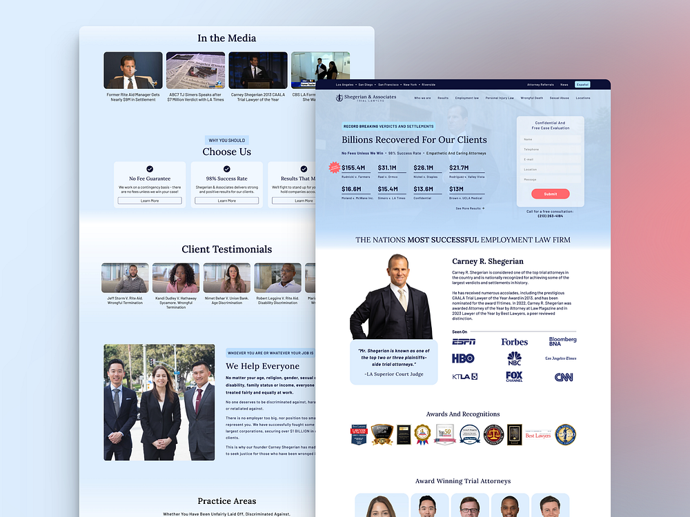 Browse thousands of Law UI images for design inspiration | Dribbble