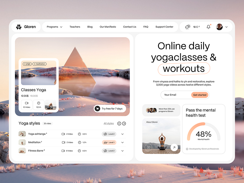 Browse thousands of Yoga images for design inspiration | Dribbble
