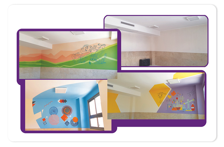 Wall Mural Design for STEAM-Integrated School by M.Fallah on Dribbble