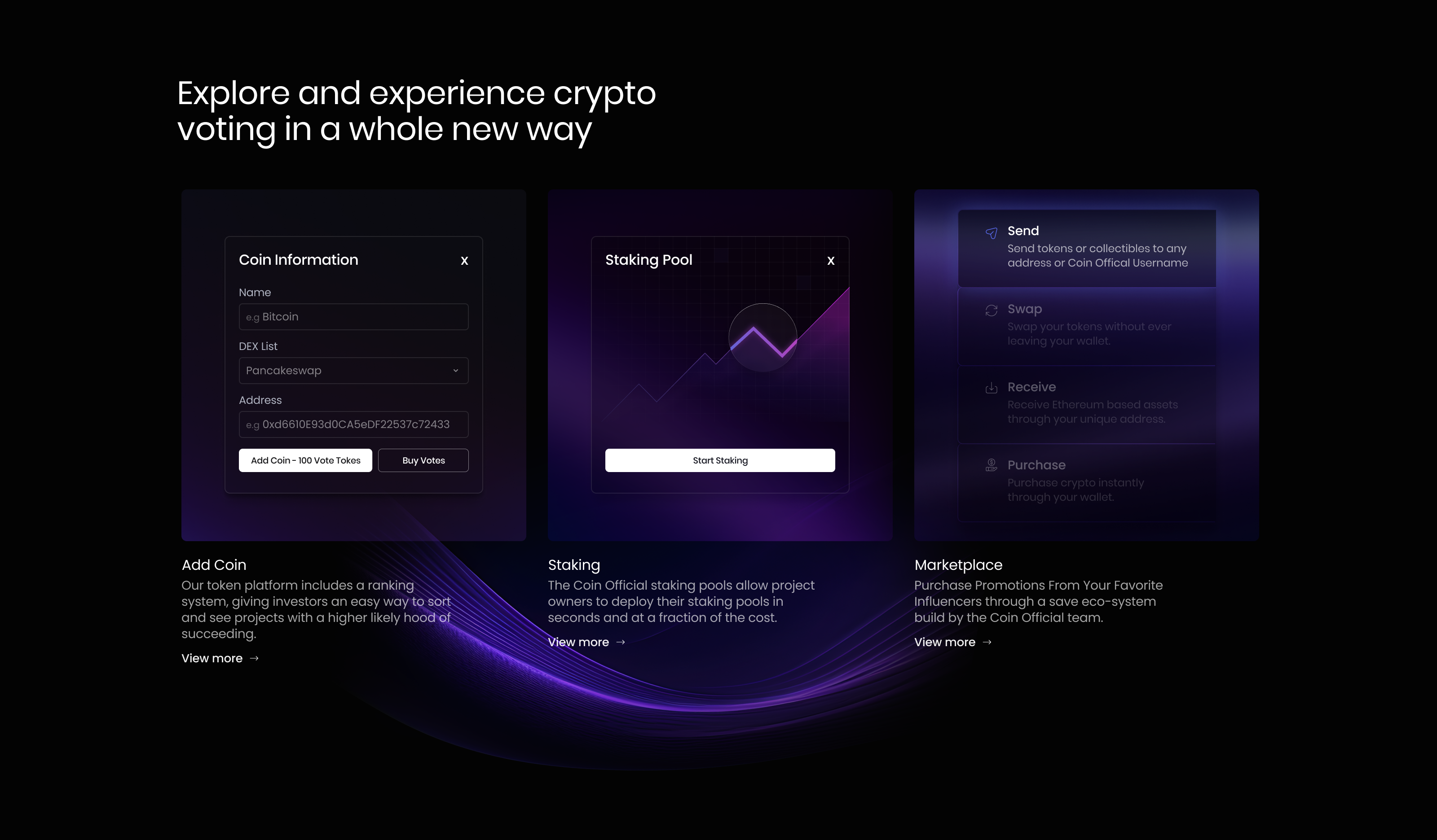 Web3 Footer Landing Page by Mirano Designs on Dribbble
