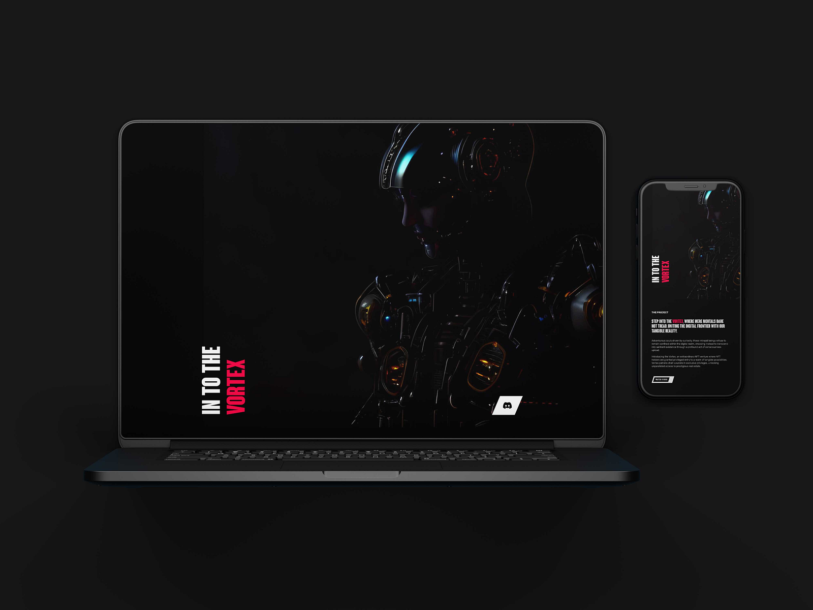 Vortex - NFT, Web3 Website | UI | Ghost Runner | Cyber Punk by Umer ...