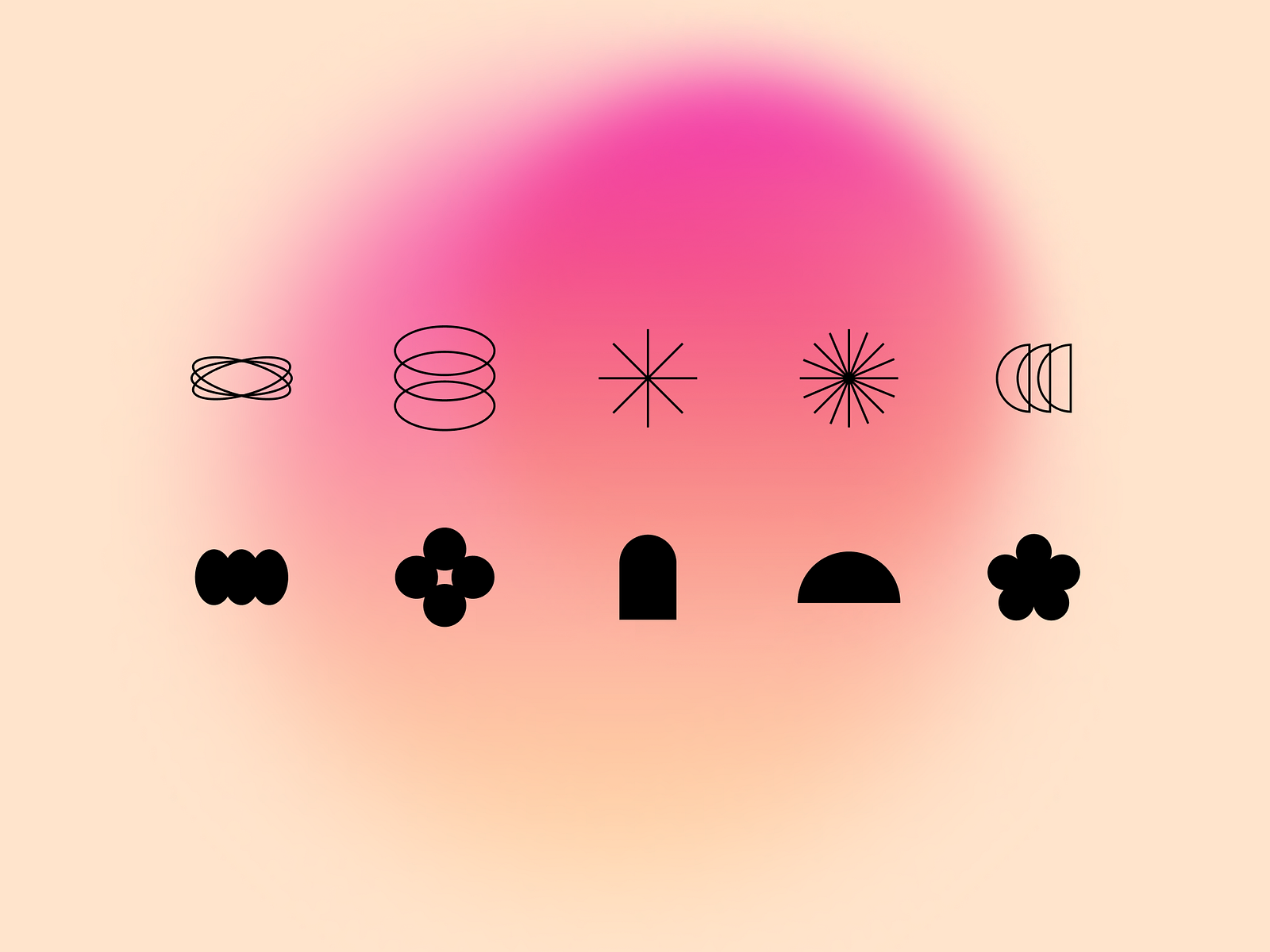 Shaps graphics by Wagner Lucio on Dribbble