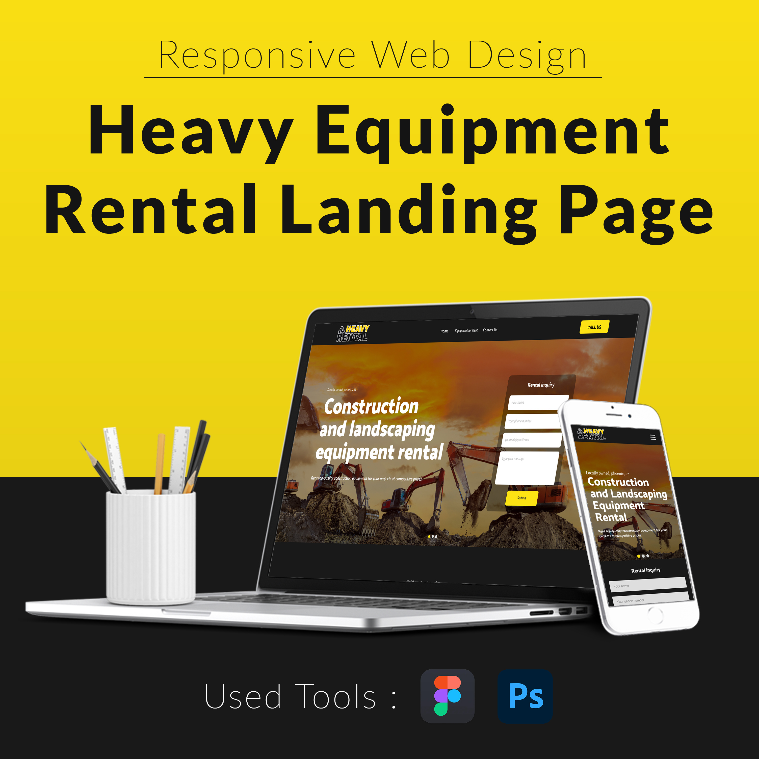 Equipment Rental designs, themes, templates and downloadable graphic ...