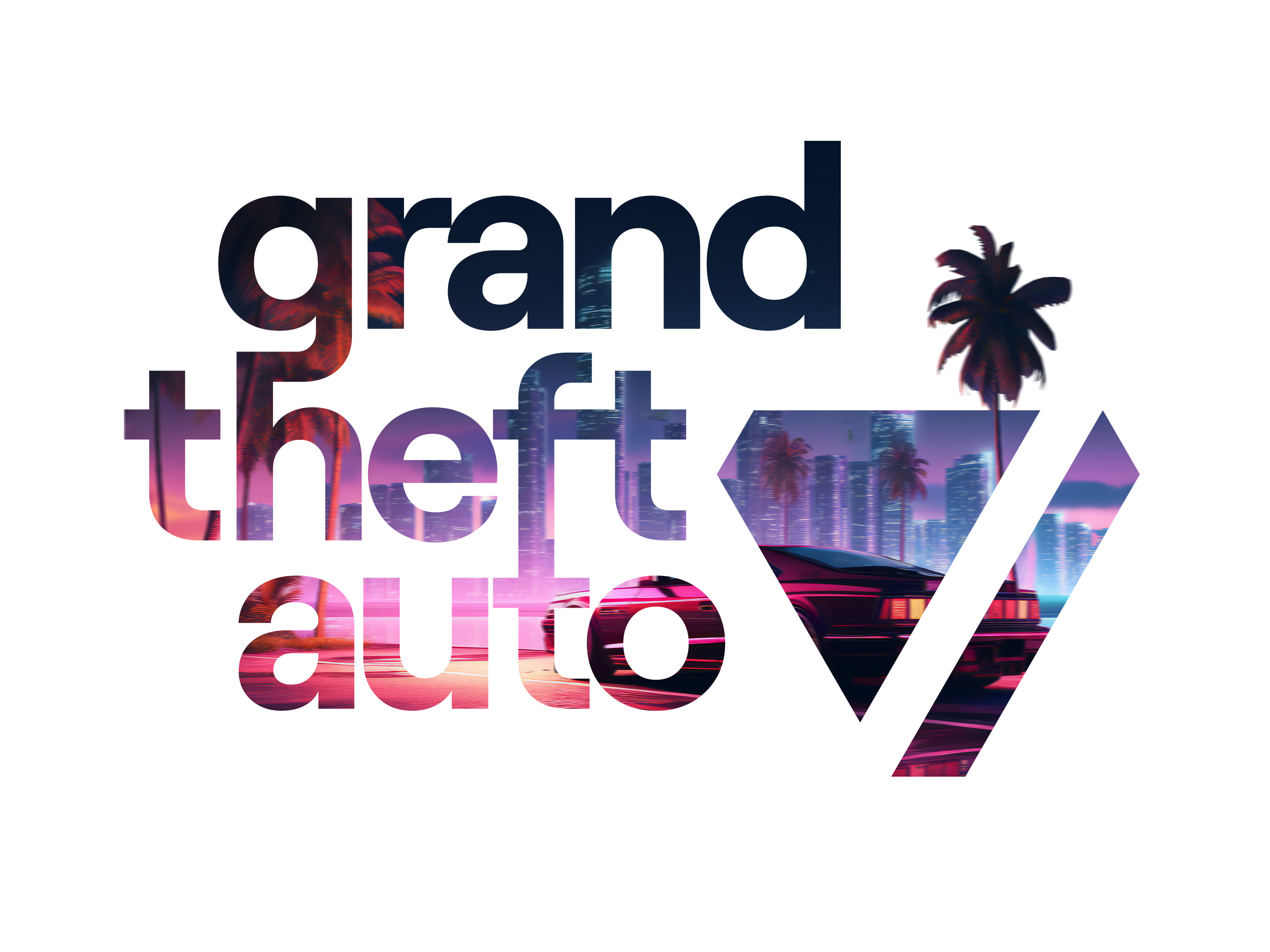 GTA 6 - Logo by Marin Gorea on Dribbble