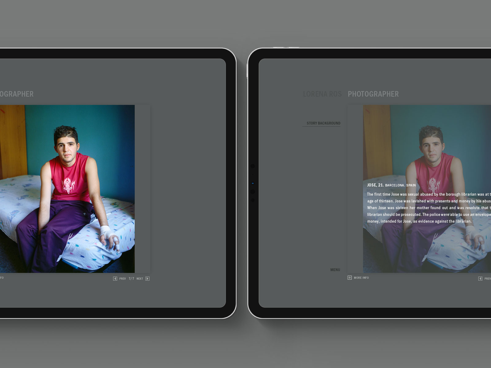Web Photographer Lorena Ros by Noemi Maroto on Dribbble