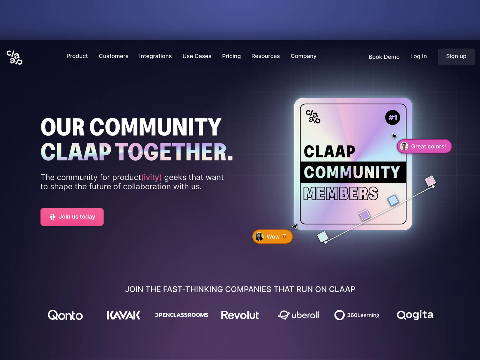 Claap Community by Sean Tiffonnet on Dribbble