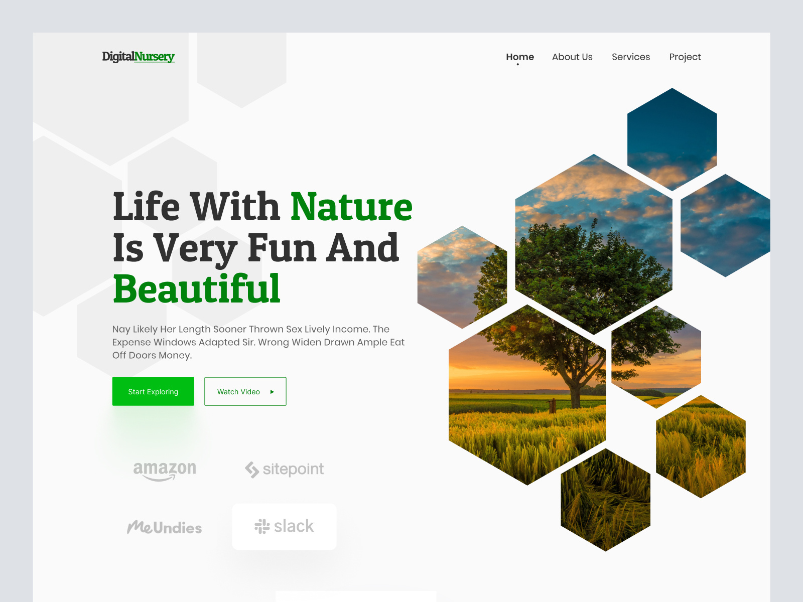 Landing Page Design for Green Initiative by Mike Taylor for Landing ...