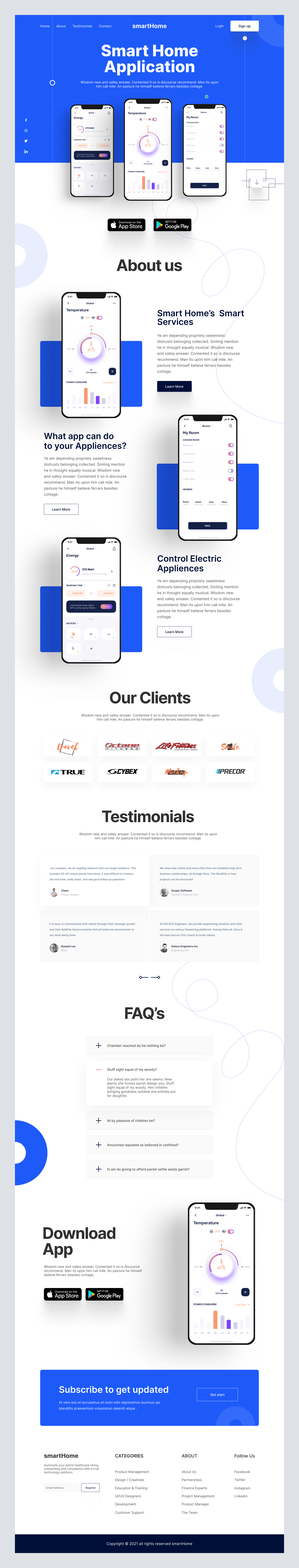 Mobile App Landing Page Design by Mike Taylor for Landing Page Heaven ...