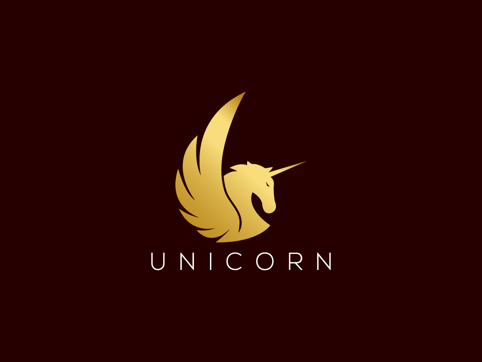 Unicorn Logo by Ben Naveed 🇺🇸 on Dribbble
