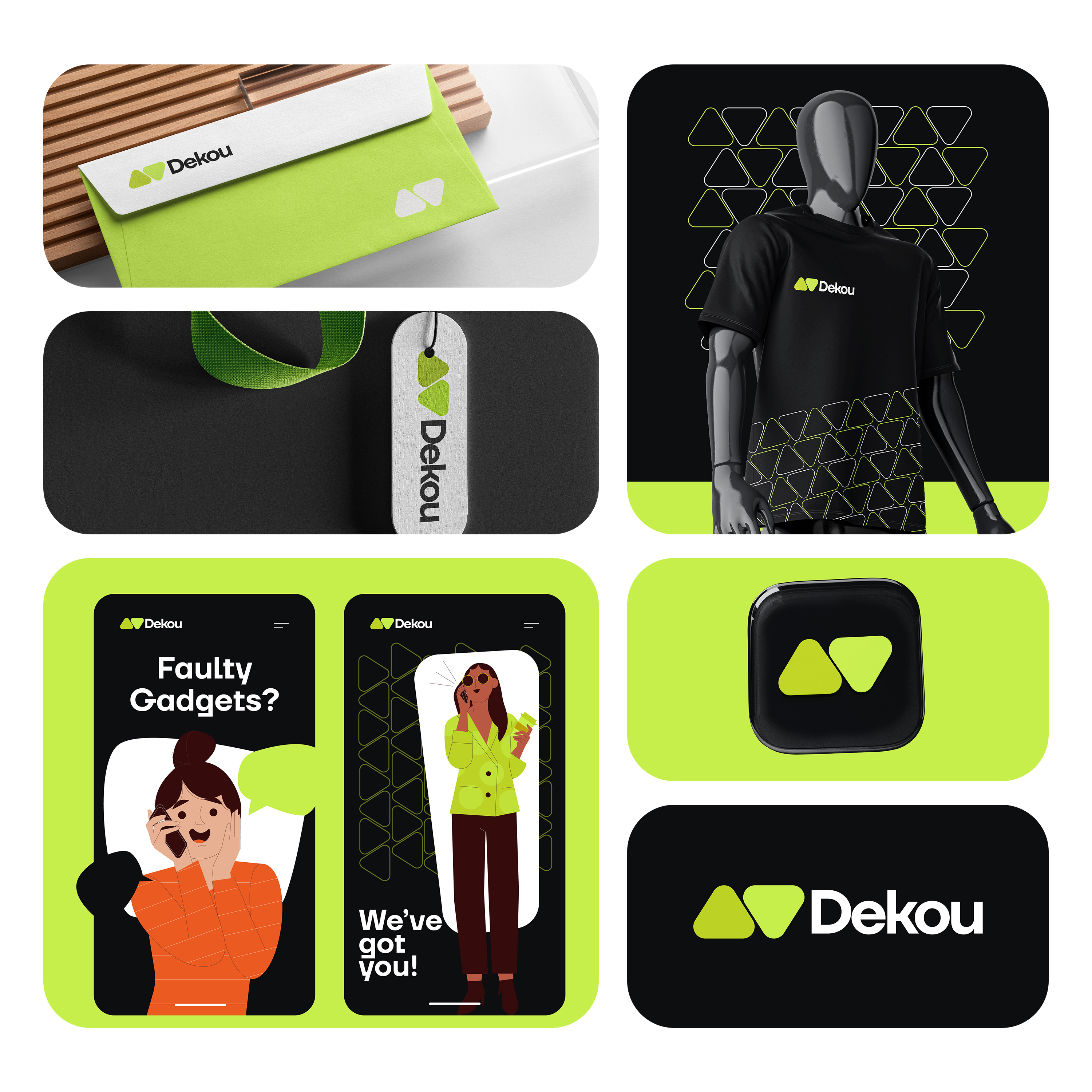 DEKOU BRAND IDENTITY by Olucharles on Dribbble
