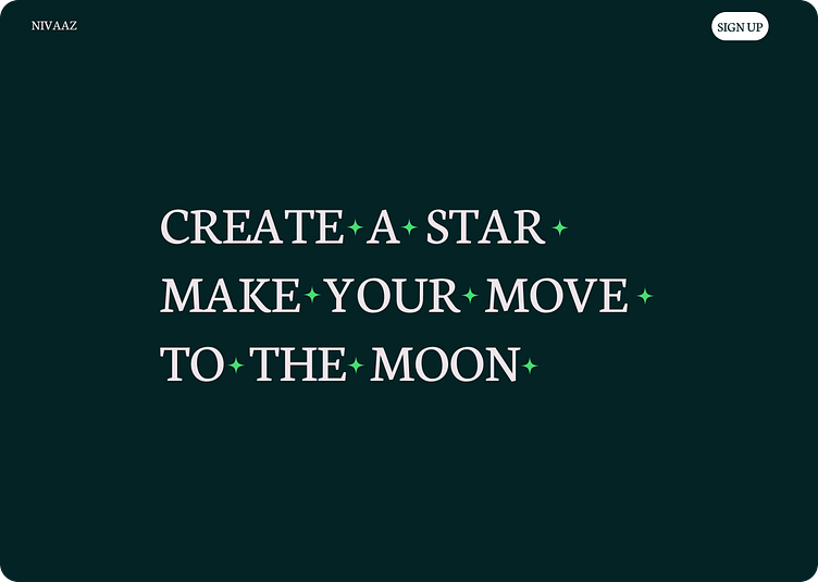 Landing page header design based on the Gen-z star. by Nivaaz on Dribbble