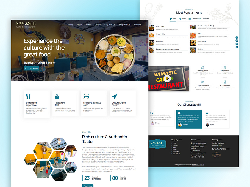 Restaurant Website designs, themes, templates and downloadable graphic ...