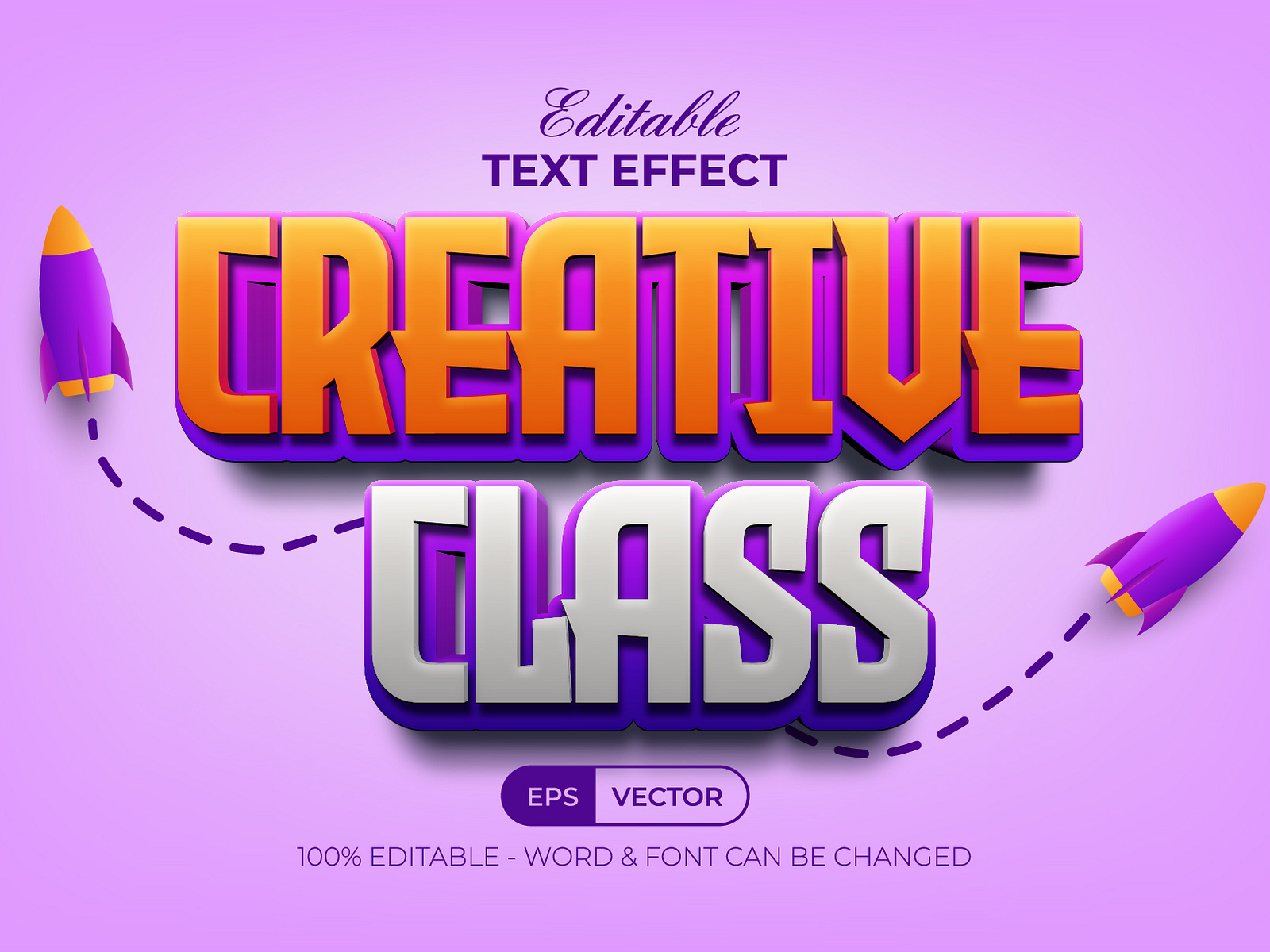 3d Text Effect Modern Style By Mockmenot On Dribbble 