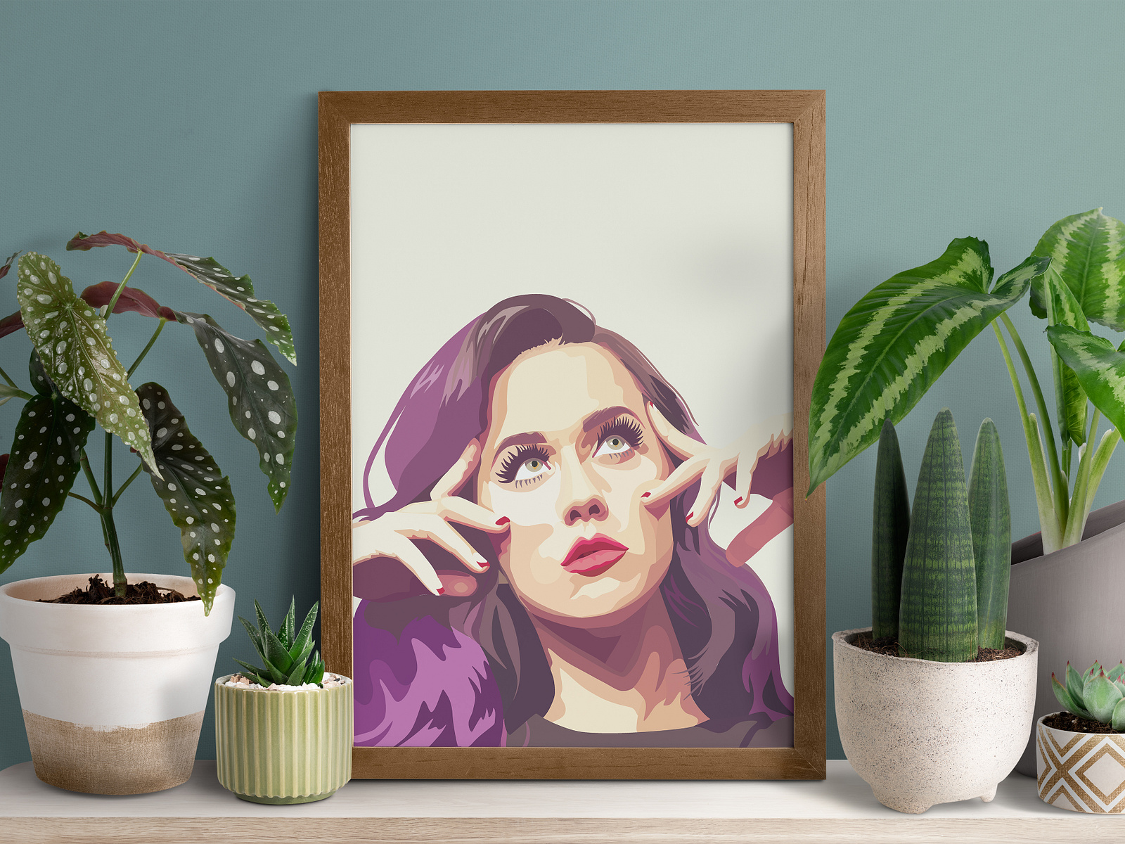 Katy Perry vector portrait by Gabriela Zhelyazkova on Dribbble