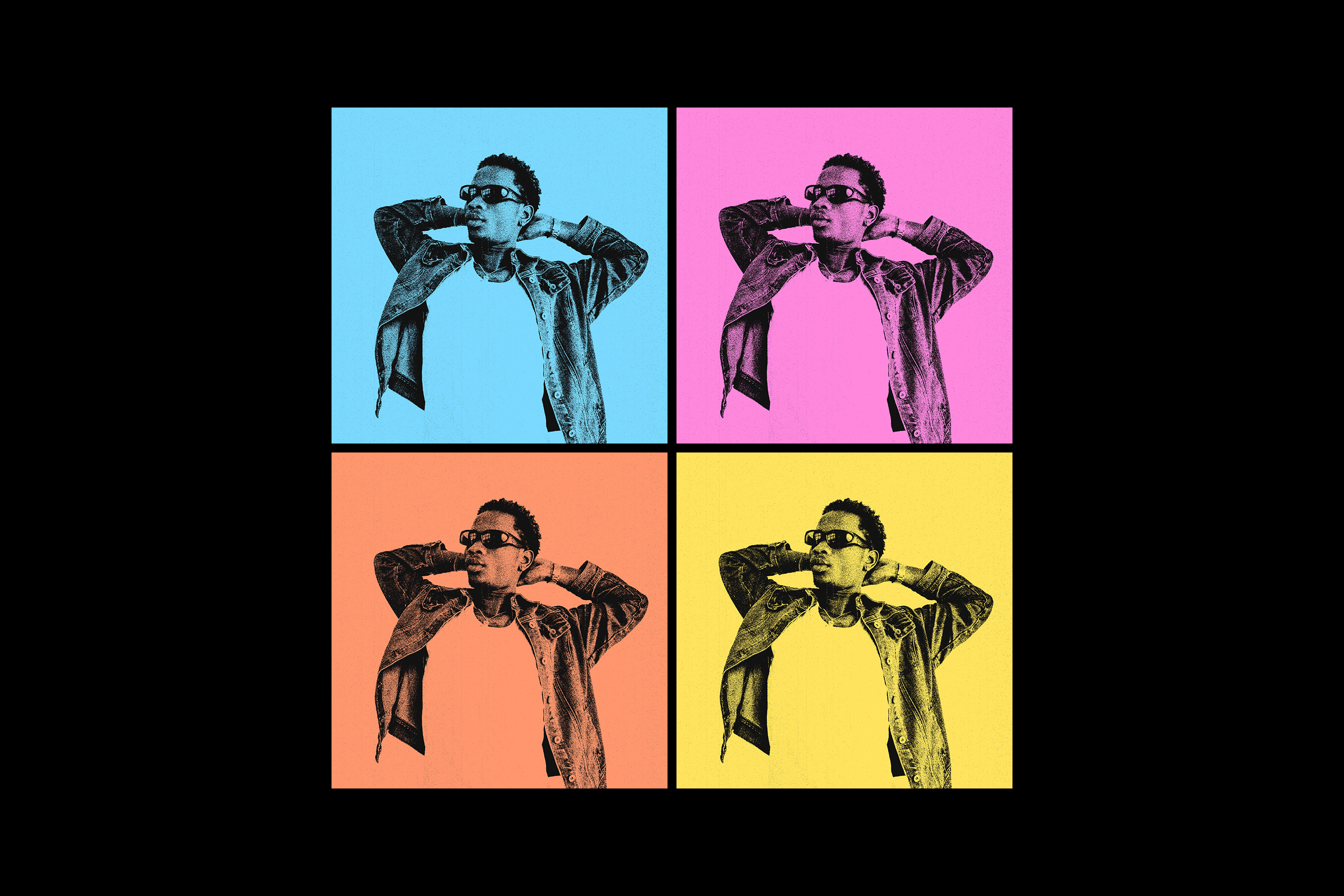 Old Risograph Poster Photo Effect by Pixelbuddha on Dribbble