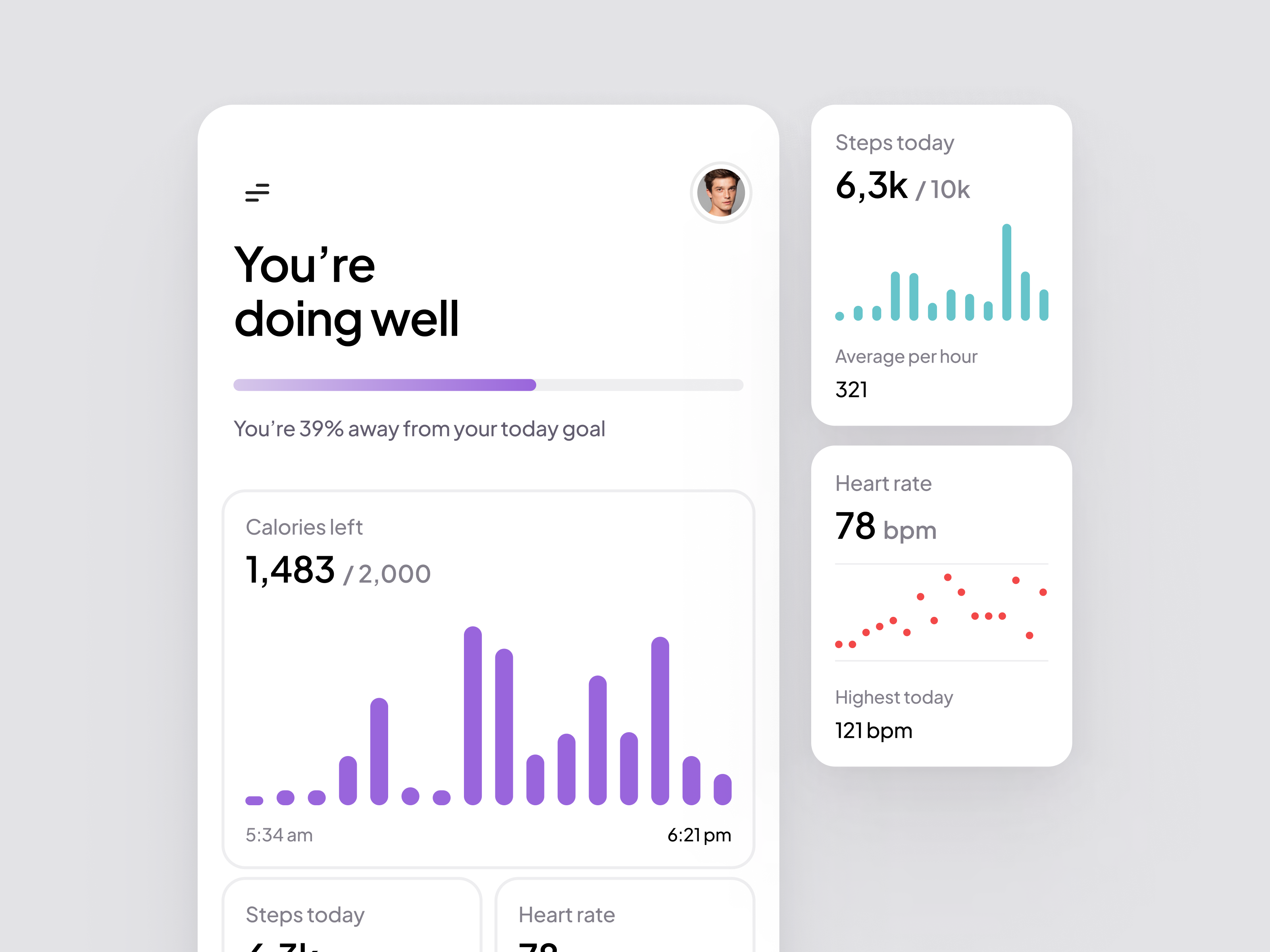 Health Tracker Mobile App by Everyway on Dribbble