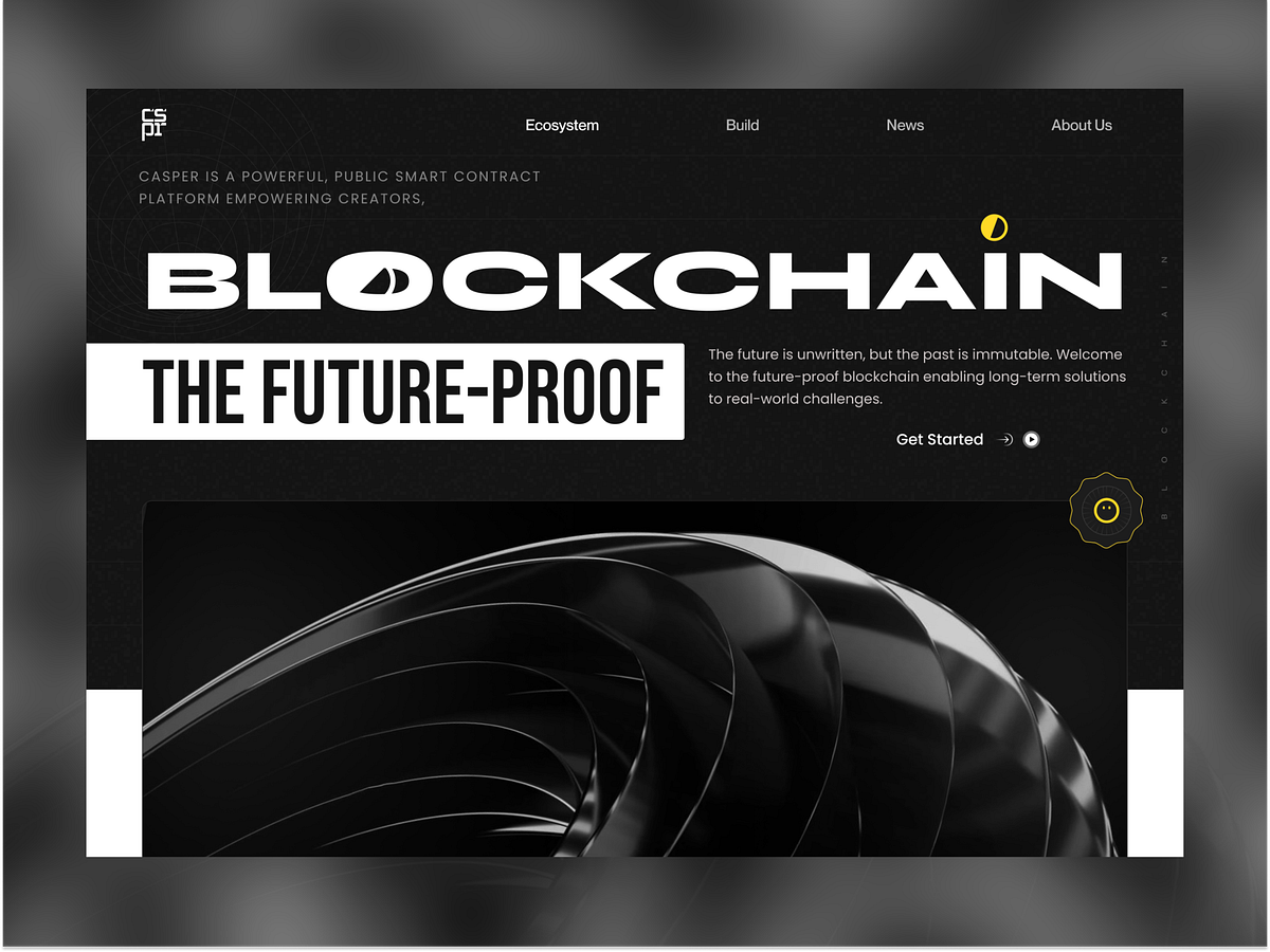 Blockchain Landing Page designs, themes, templates and downloadable ...