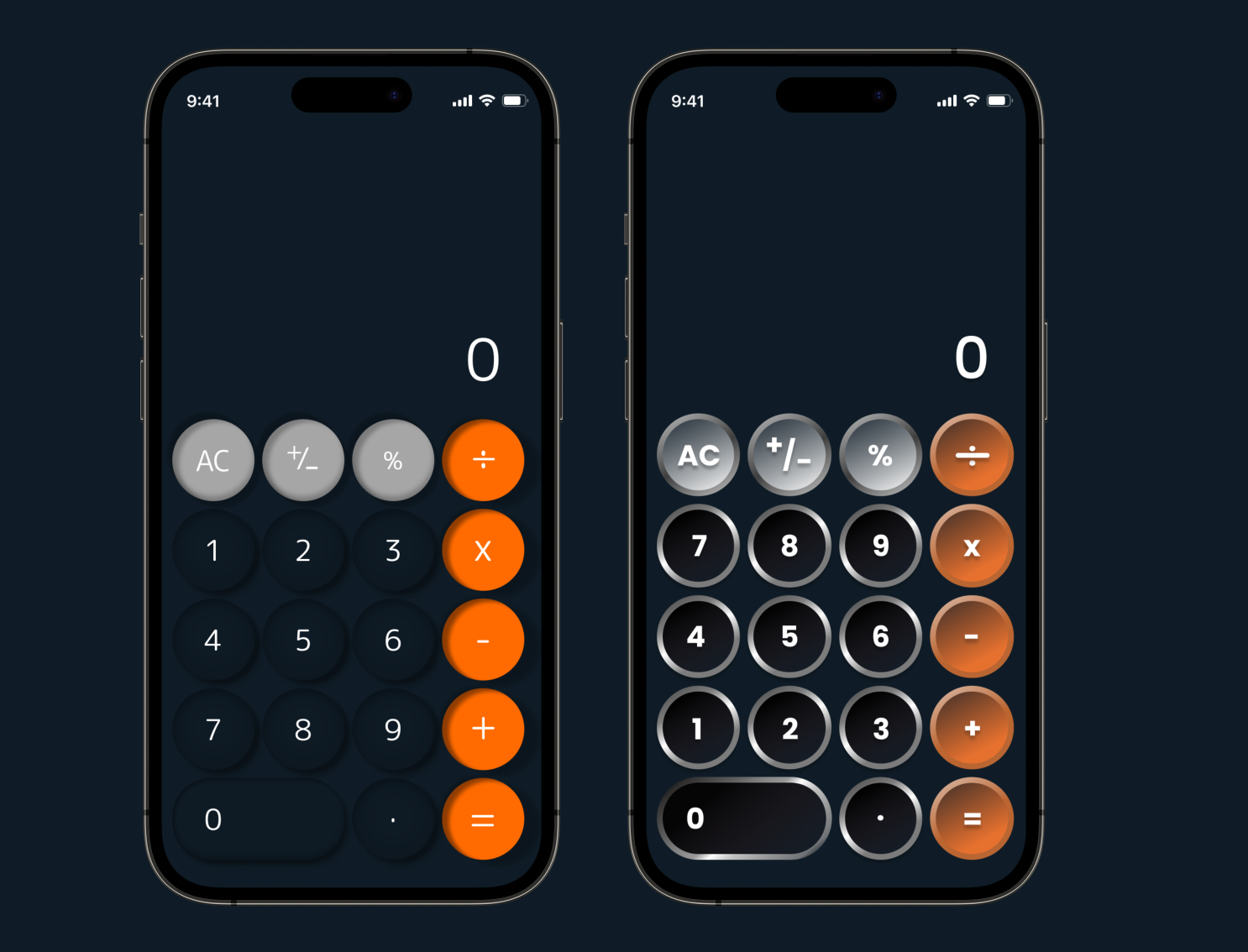 Redesign Iphone Calculator by Leonardo Sihombing on Dribbble