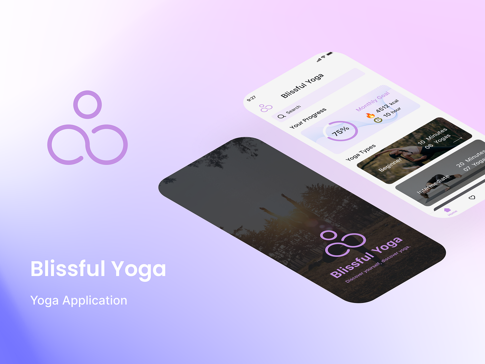 Blissful Yoga Mobile Application by Nautilus Techlabs on Dribbble