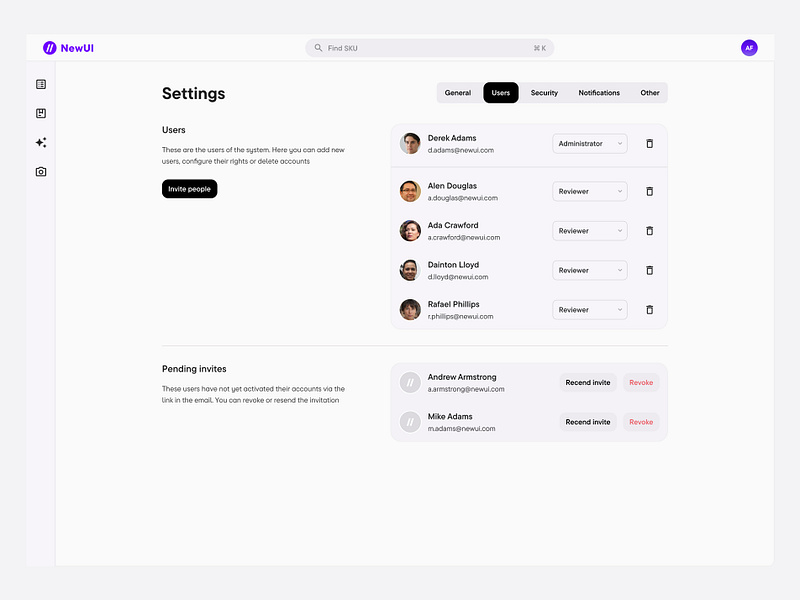 Settings UI designs, themes, templates and downloadable graphic ...