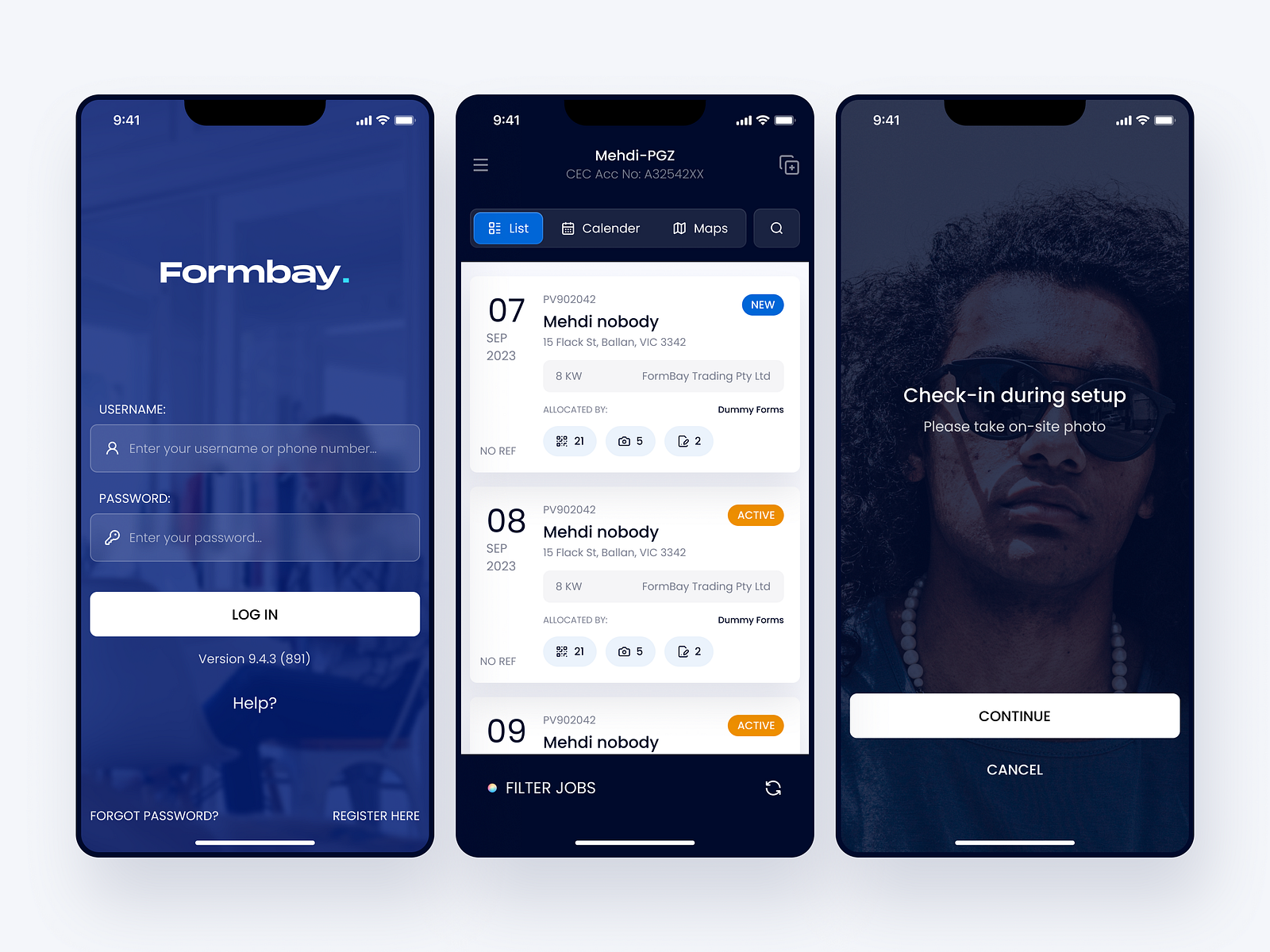 Formbay UI/UX Mobile App by Mehdi Bagheri on Dribbble