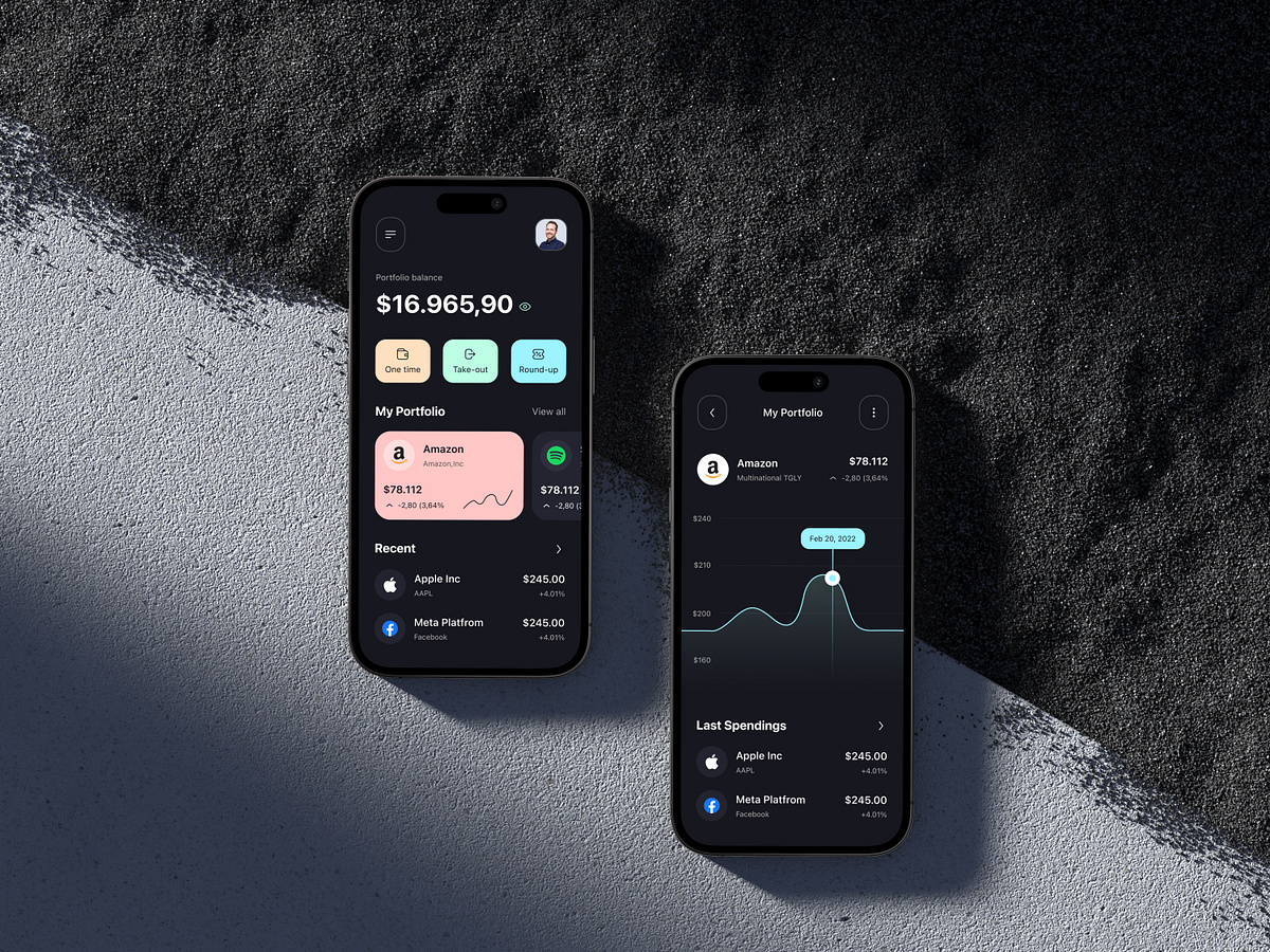 Investment App designs, themes, templates and downloadable graphic ...
