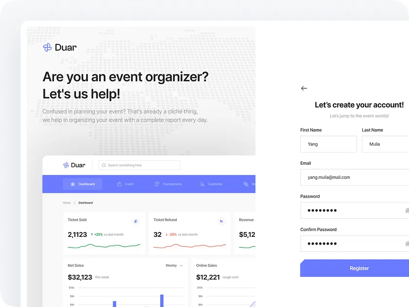 Register Page designs, themes, templates and downloadable graphic ...