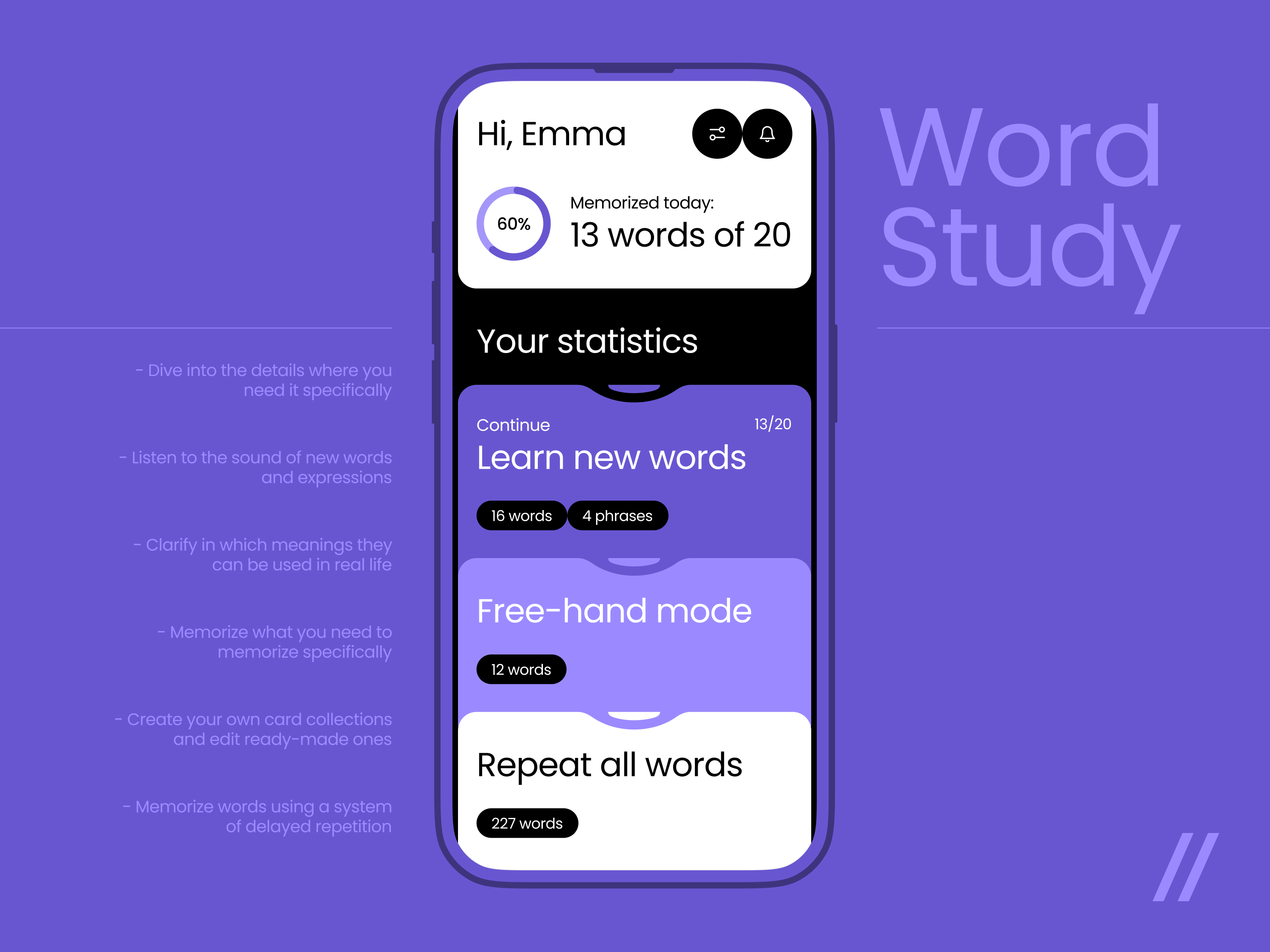 English Vocabulary Mobile iOS App by Purrweb Agency for Purrweb UI/UX ...