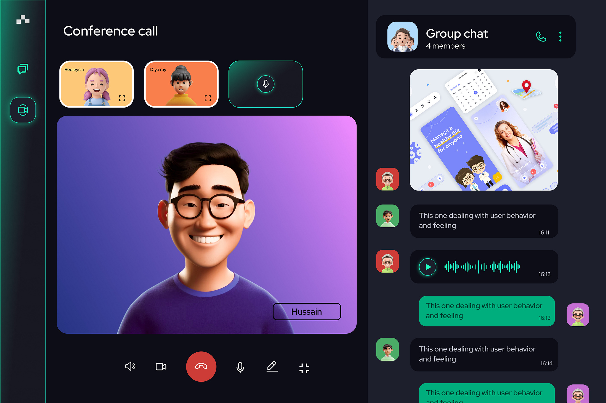 "ConnectNow" by dya_vidz.design on Dribbble