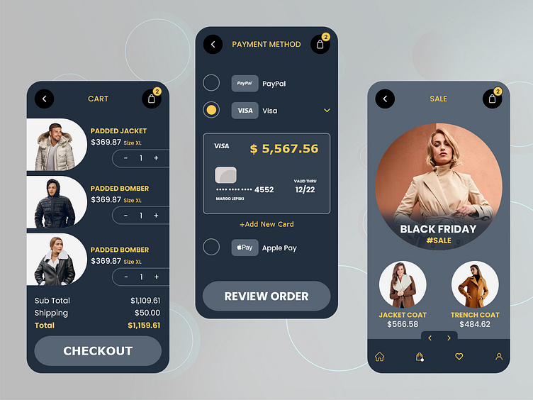 Ecommerce Mobile App Screen Ui By Webdesk Solution On Dribbble