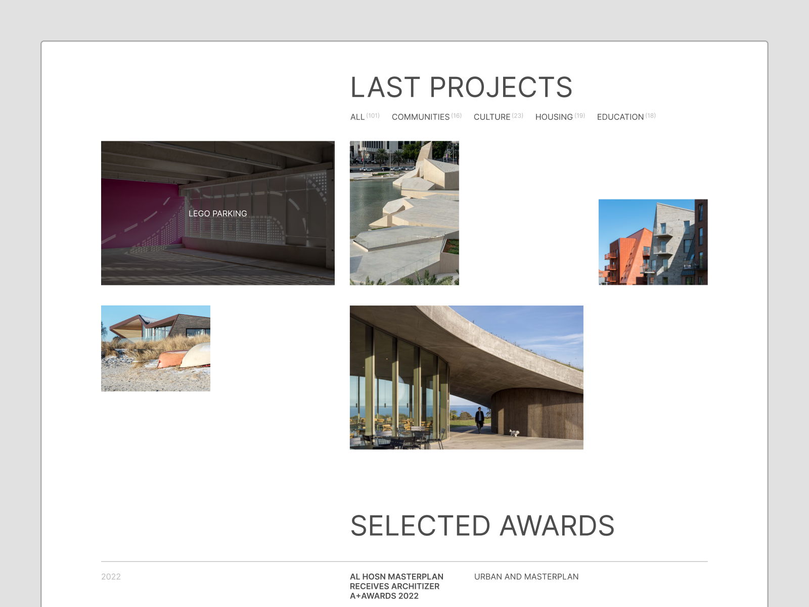 Last projects screen by Nastya Gushchina on Dribbble