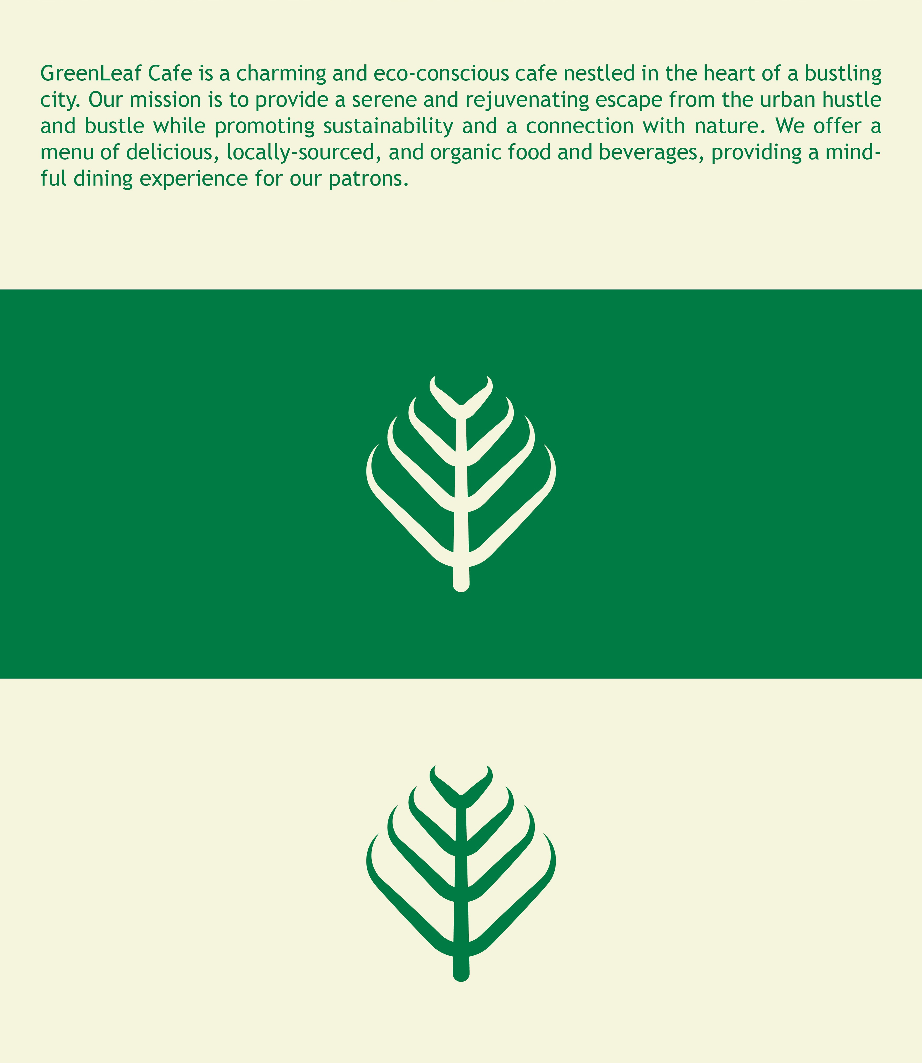 Green Leaf Cafe | Logo Preview by Ihsan muhammad on Dribbble