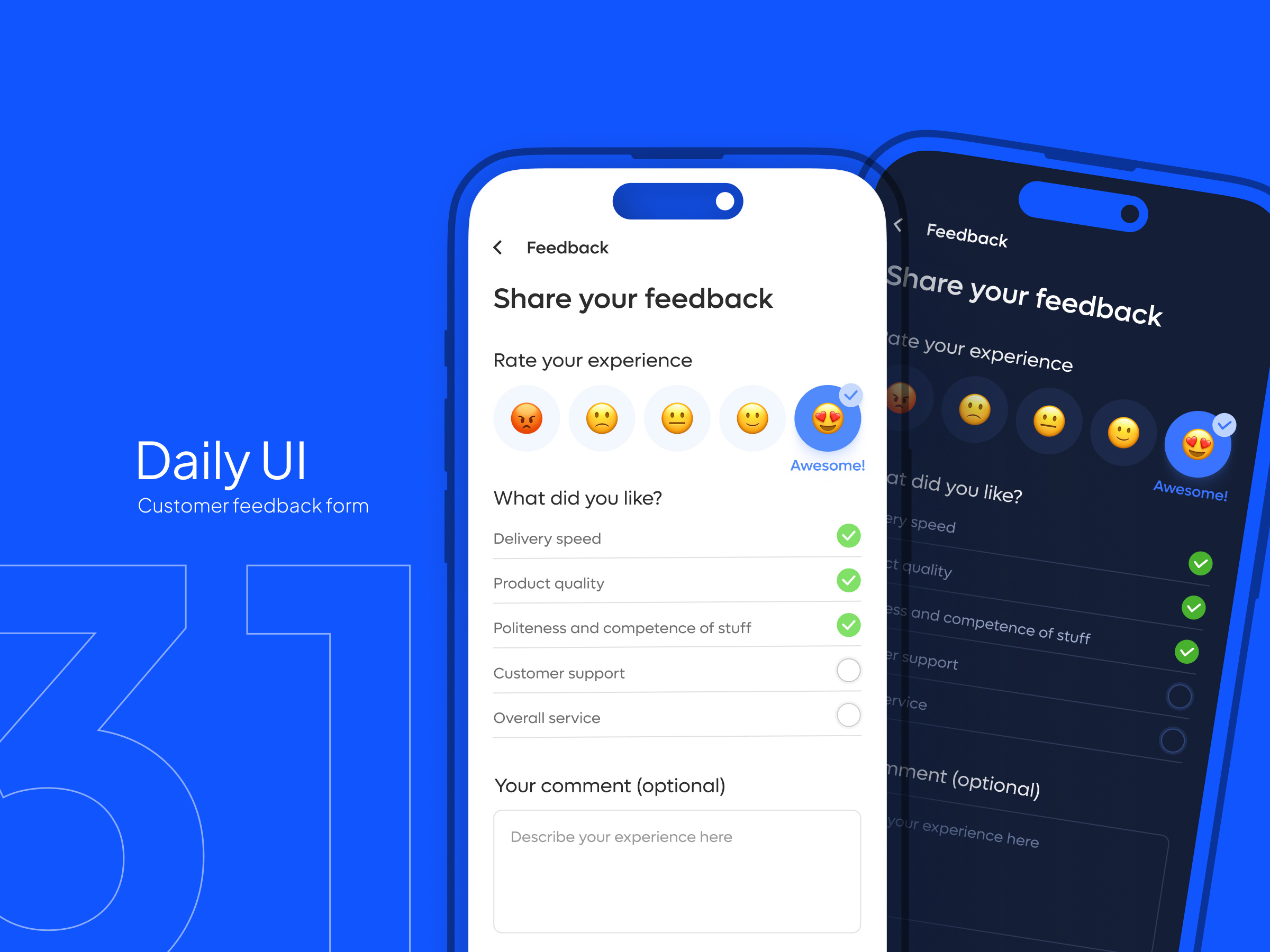 Daily UI #31 - Customer feedback form by Veronica K on Dribbble